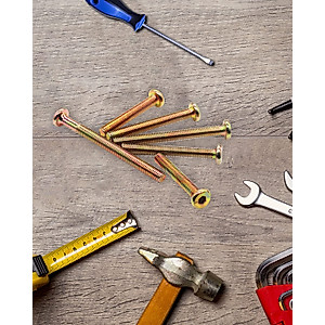 M6 x 12 MM Barrel Nuts,10pcs Cross Dowels Slotted Nuts Baby Bed Crib Screws Hardware Replacement Kit for Bunk Bed Beds Headboards Chairs Furniture (M6 x 12 mm-Barrel Nuts-20PCS)