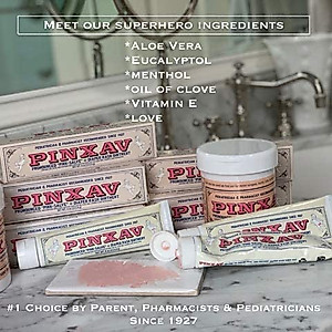 PINXAV Healing Cream, Fast Relief for Diaper Rash, Eczema, Chafing, Bed Sores, Acne, and Minor Cuts and Burns (16 OZ)
