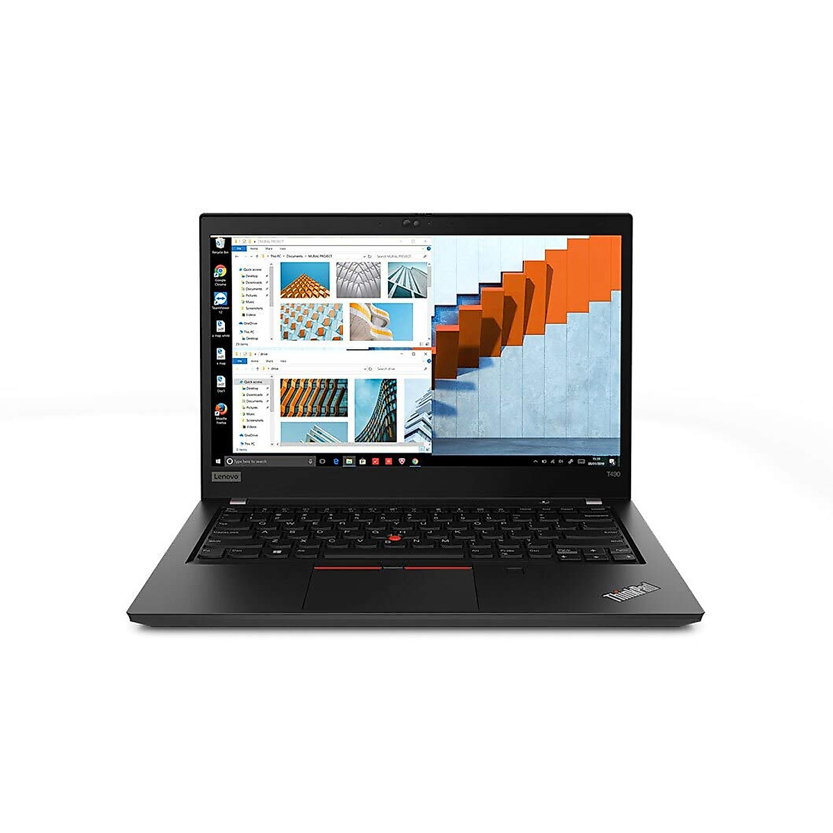 Lenovo ThinkPad T490 Laptop, 14.0 FHD IPS Anti-Glare Multi-touch, Intel Core i7-8665U Processor, 16GB DDR4 RAM, 512GB PCIe SSD, Fingerprint Reader, Backlit Keyboard, Windows 10 Pro 64 bits (Renewed)
