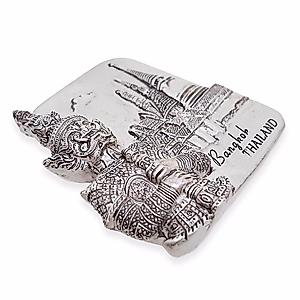 Souvenir THAILAND GRAND PALACE 3d Fridge Magnet Magnetic Collectibles Gift 3D by nitthaishop