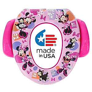 Disney Minnie Mouse "Fab Duo" Soft Potty Seat and Potty Training Seat - Soft Cushion, Baby Potty Training, Safe, Easy to Clean
