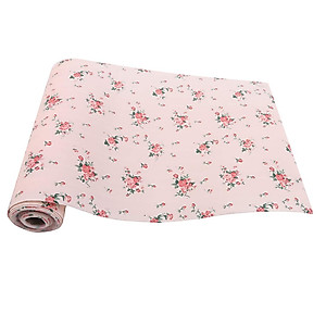 Airlove Shelf & Kitchen Storage Liner Non-Adhesive Refrigerator Mat for Cabinet Desk Decor Waterproof Moisture-Proof Drawer Pad,Rose Foundation