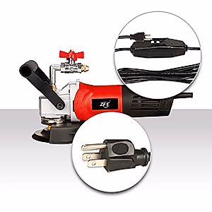 ZFE 800W/110V Variable Speed 4'' Wet Polisher / Grinder & Granite Diamond Polishing Pads Concrete Polisher Stone Polisher for Granite/Marble/Concrete/Stones