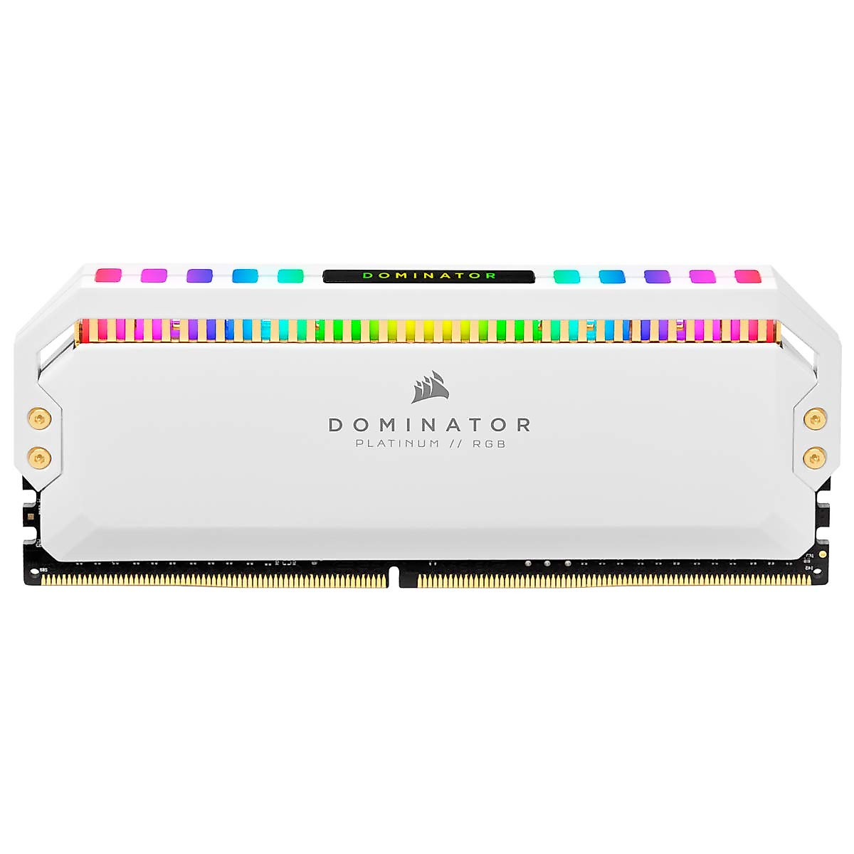 Corsair Dominator Platinum RGB 32GB (4x8GB) DDR4 4000 (PC4-32000) C19 1.35V Desktop Memory - White