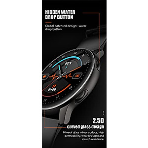 Holiday AMOLED Smartwatch, 1.3" HD Screen Activity Tracker for Fitness and Health with 14 Sports Modes, 3 ATM Waterproof, Monitor SpO2, Heart Rate, Sleep, Stress for Men and Women for Android iOS