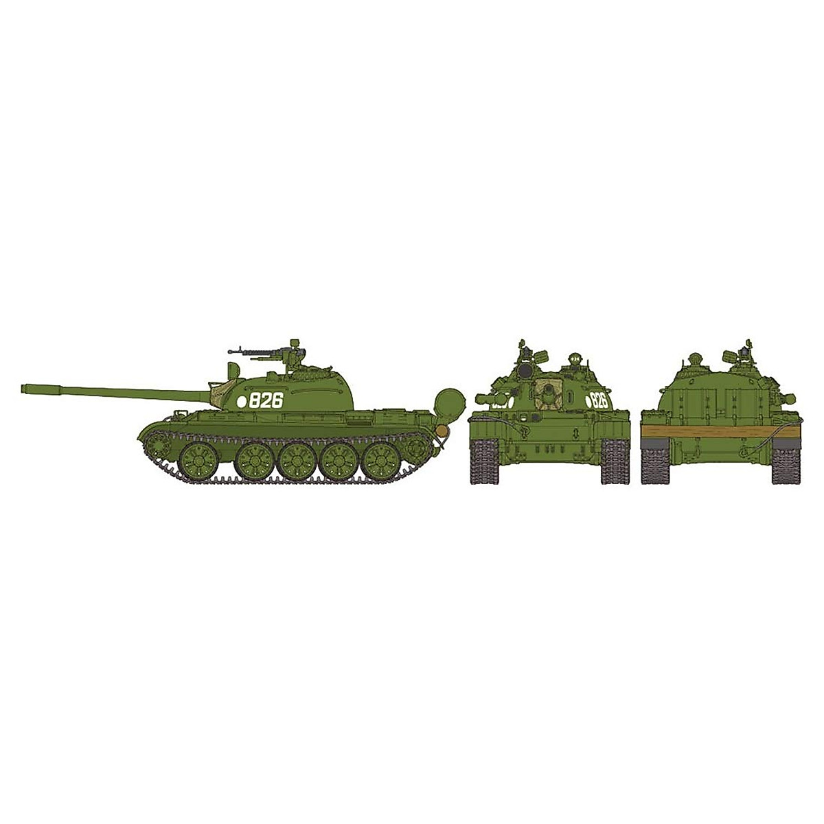 TAMIYA 32598 Russian Medium Tank T55 1:48 Plastic Model Kit