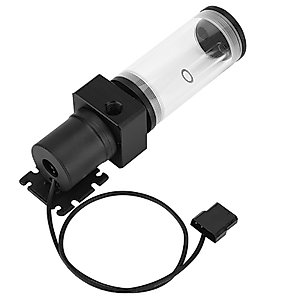 Eboxer PC, G1/4 Acrylic Cylinder Computer Water, 12V 19W CPU Water Cooling Pump Radiator for Computer PC CPU Water Cooling (110mm)