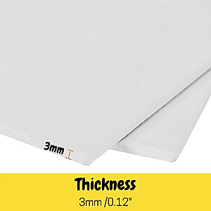 Mr. Pen- Canvas Panels, 2 Pack, 8x10 Inch, Triple Primed for Oil & Acrylic Paints, Canvas Boards for Painting, Painting, Drawing & Art Supplies, Blank Canvas for Painting, 3mm Thickness