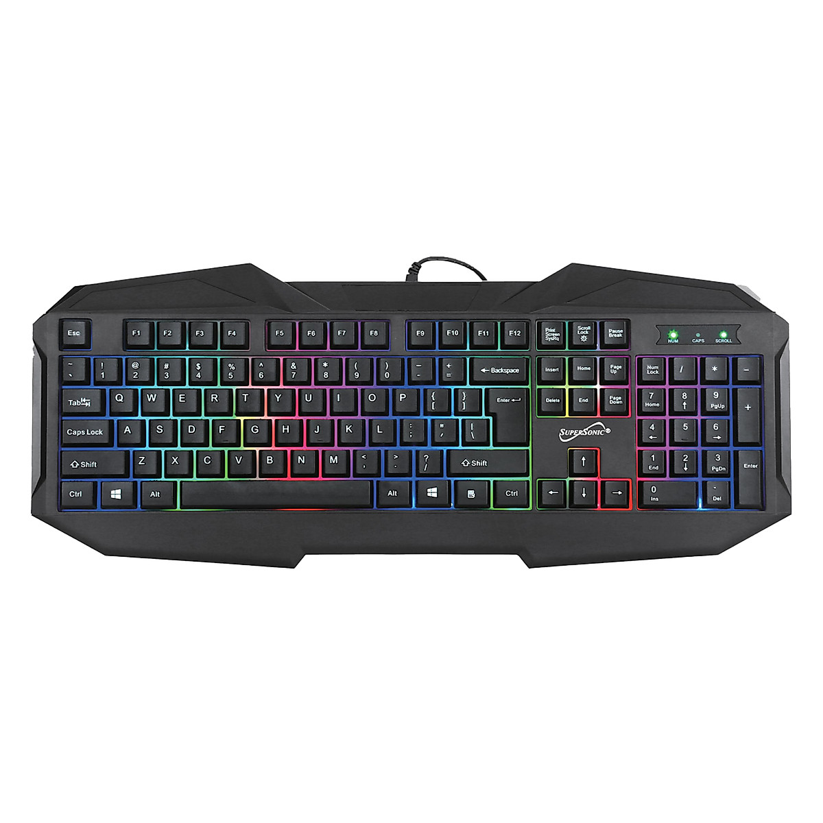 Supersonic SC-440GK 4 in 1 RGB Color Gaming Kit USB Gaming Keyboard, 6D Glowing Mouse, Mouse Pad and Headset Gaming Bundle for Gamer/Computer PC Game/PS4/PS5/XBox -Stylish & Durable Design