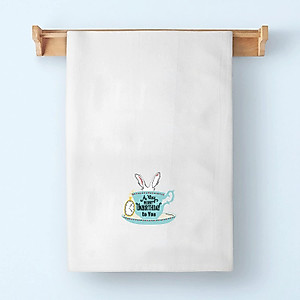 BDPWSS Funny Daughter Birthday Gift a Very Merry Unbirthday to You Friend Housewarming Kitchen Dish Towel (Unbirthday You Towel)