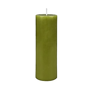 Zest Candle Pillar Candle, 2 by 6-Inch, Sage Green
