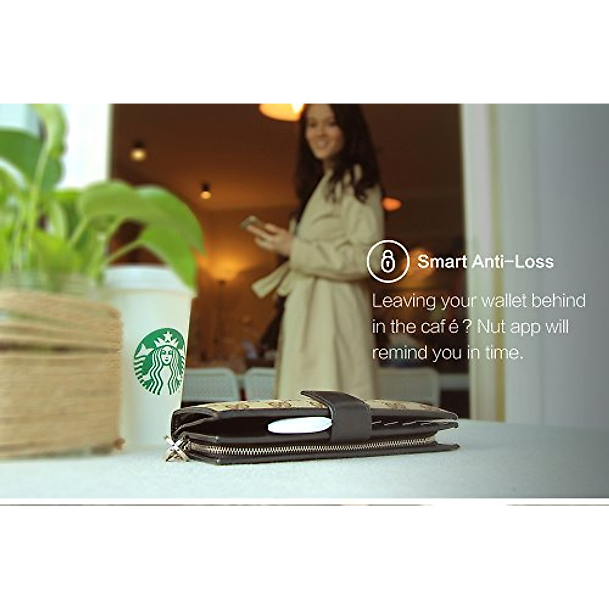 Nut find3 smart tracker, Key finder phone finder item finder, bi-directional alarming, one touch find, real time location and update on Nut app, 2-pack, White and Green