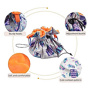 tinkare Hanging Sugar Glider Snuggle Sleeping Pouch with Drawstring Design for Pet Glider Small Animals Cage Sleep Bag