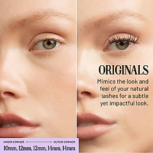 Lilac St - Originals Natural Faux Eyelash Clusters (10mm) - Soft, Natural Look - DIY Lash Extension Wisps - Lightweight & Lifelike - Lasts 10 Days - Cruelty Free, Vegan, Women Founded - 10 Lashes