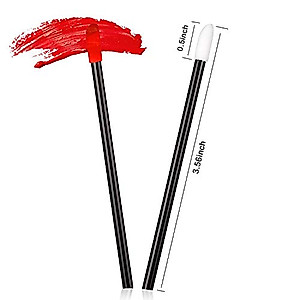 300pcs Disposable Lip Brushes Make Up Brush Lip Gloss Applicators Lipstick Wands Tool Kits Lip gloss