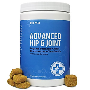 Pet MD 5in1 Multivitamin & Advanced Hip & Joint Soft Chew Bundle