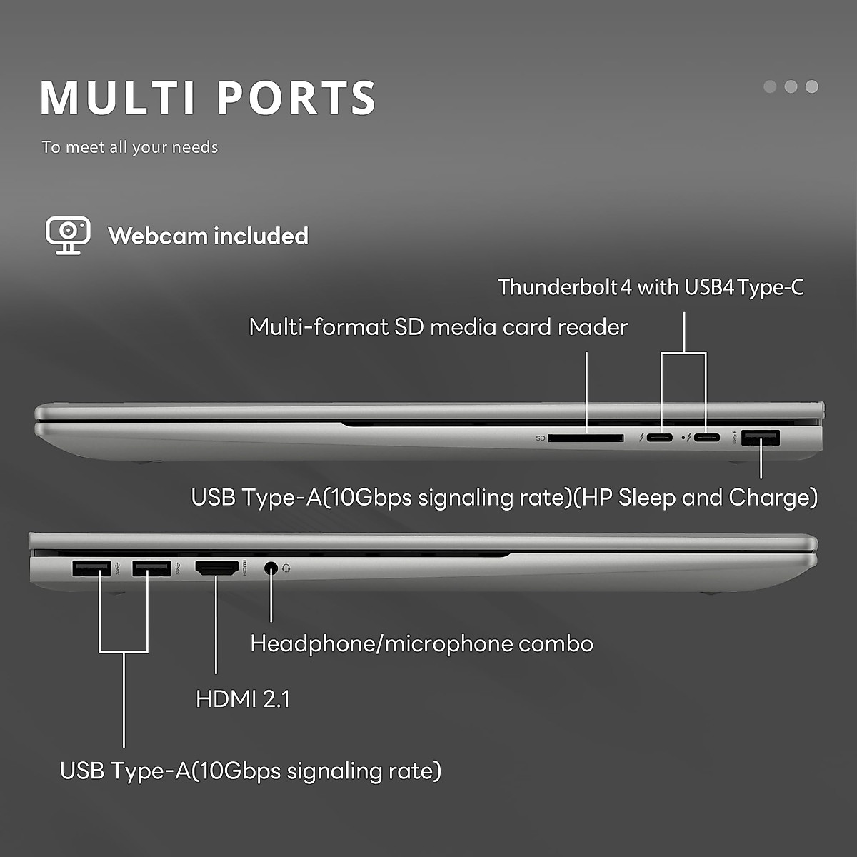 HP Envy 17.3'' FHD Touchscreen Business Laptop, Intel Core i7-13700H, 64GB RAM, 4TB PCIe SSD, Intel Iris Xe Graphics, Backlit Keyboard, 5MP IR Webcam, Silver, Win 11 Pro, 32GB Hotface USB Card