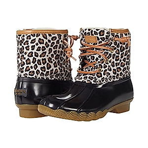 Sperry unisex child Saltwater Boot, Animal, 2 Big Kid US