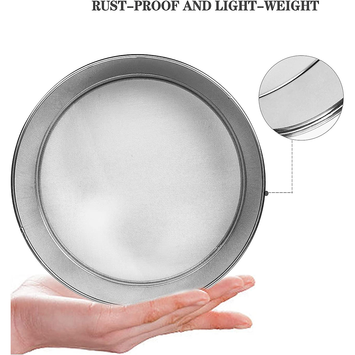 Sidasu Vibrating Sifter Mesh Screen Stainless Steel Vibrating Sieve Mesh Screen 100 Mesh for Automatic Powder Sifter Machine