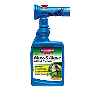 BioAdvanced 704710B Moss and Algae Killer Ready-To-Spray, 32 oz, (Packaging may vary)