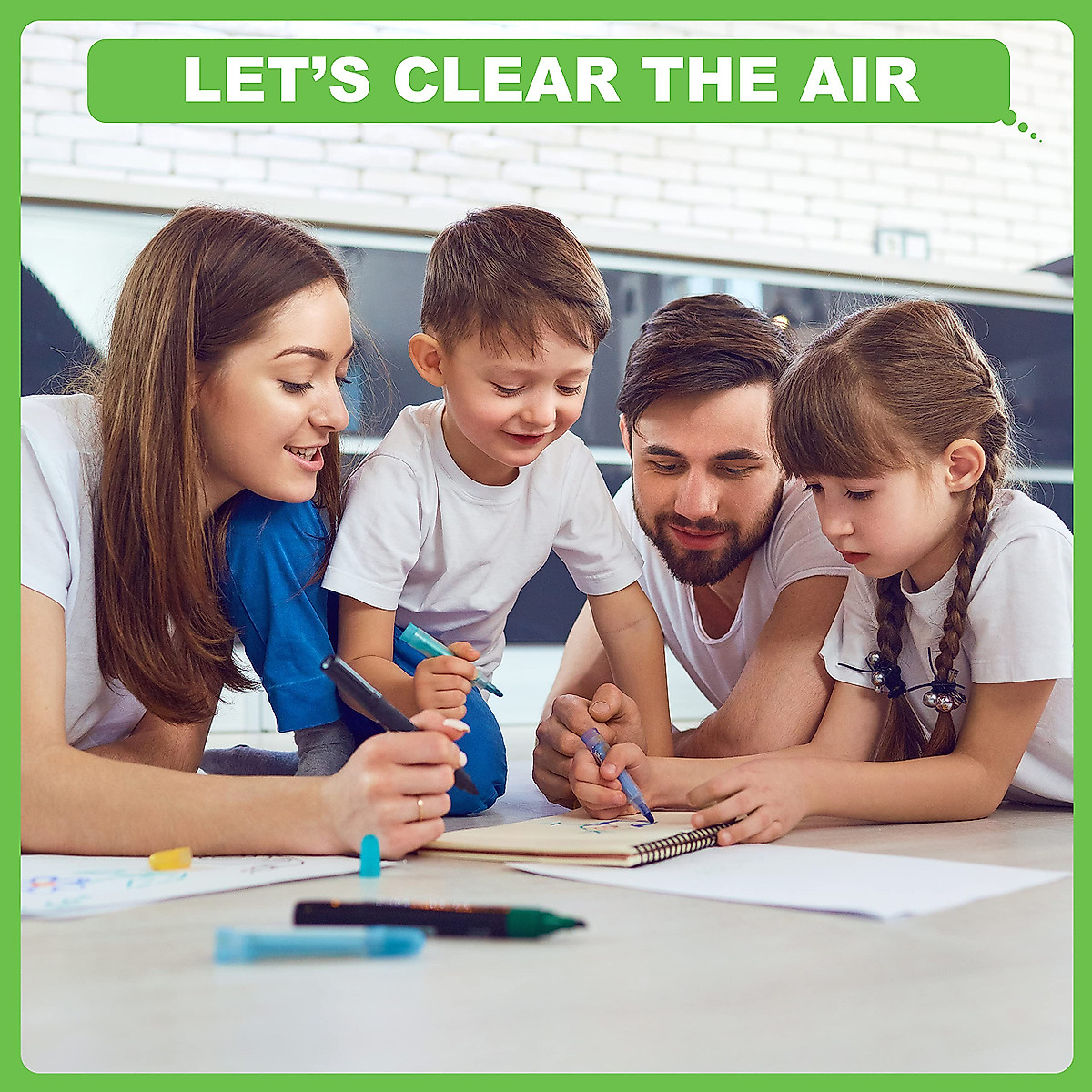 Hichoryer F1 Filter Allergen Reduction+Odor Removal, Replacement Filter Compatible with Filtrete C01 T02 Room Air Purifier FAP-C01-F1 and FAP-T02-F1,4 Pack