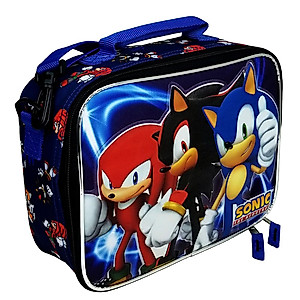 Sonic The Hedgehog Power-Packed Lunch #SH57788, Medium, Black