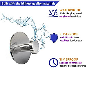 Hook for Kitchen Bedroom Bathroom ,Sticky Hooks,Bath Wall Hooks for Hanging, Adhesive Towel Hook Stainless Steel Adhesive Wall Hooks,Can Hang Clothes,Kitchenware,Hat,4-Packs