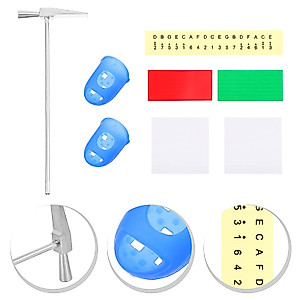 22pcs Finger Piano Accessory Kit Tuning Hammer Kalimba Thumb Sleeve Scale Stickers Cleaning Cloth Musical Instrument Accessories