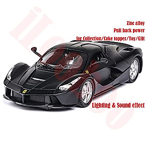 Alloy Collectible Ferrari Race and Play LaFerrari Pull Back Vehicles Diecast Cars Model