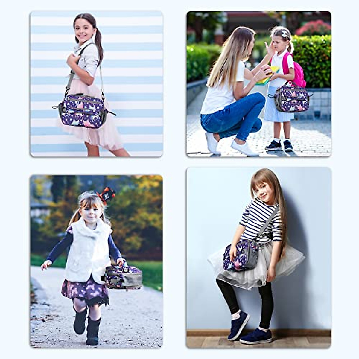 Maelstrom Lunch Box Kids,Expandable Kids Lunch Box,Insulated Lunch Bag for Kids,Reusable Lunch Tote Bag for Boy/Girl,9L,Horse (KB02-MSLB02-3)