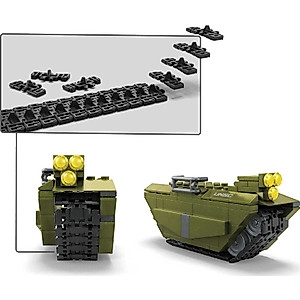 MEGA Halo Toy Building Sets, UNSC Scorpion Clash Tank with 993 Pieces, 5 Micro Action Figures and Display Stands, for Collectors