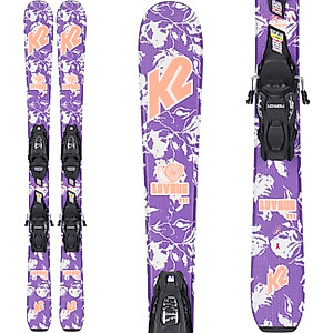 K2 Luv Bug Girls Skis 124 W/FDT Jr. 4.5 Bindings