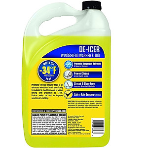 Prestone AS250 De-Icer Windshield Washer Fluid - 1 Gallon