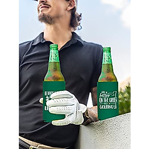 Funny Golf Can Cooler - Pop Nordic 12 Pack Golf Can Sleeve for Beer, Reusable Neoprene Beer Cozy Bulk for Golf Game Party Supplies, Great Golf Gifts for Men