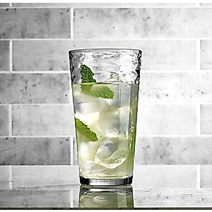 Glaver's Drinking Glasses Set of 10 Highball Glass Cups, Premium Glass Quality Coolers 17 Oz. Glassware. Ideal for Water, Juice, Cocktails, and Iced Tea. Dishwasher Safe.…