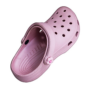 Mon Caramel 6PCS Replacement Parts Daisy Flower Shoe Charm for Classic Garden Shoe Strap Button Replacement rivets Pink Cute Flowers