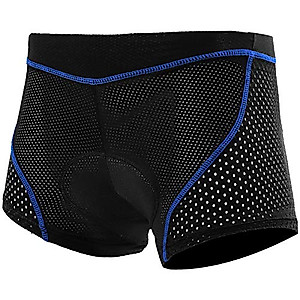 X-TIGER Men's Cycling Underwear Shorts 5D Padded Gel,MTB Biking Shorts Pants with Breathable,Adsorbent Design