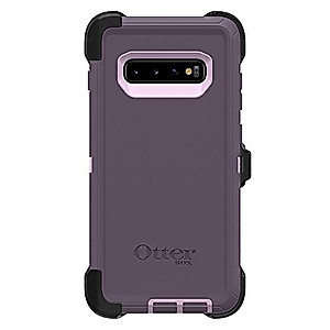 OtterBox DEFENDER SERIES SCREENLESS Case Case for Galaxy S10+ - PURPLE NEBULA (WINSOME ORCHID/NIGHT PURPLE)