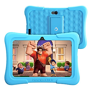 Dragon Touch Kids Tablets with 32GB Storage, 2GB RAM, 7 inch IPS HD Display, Android 12, Quad Core Processor, Kidoz Pre Installed with Kid-Proof Case, Wi-Fi only - Blue