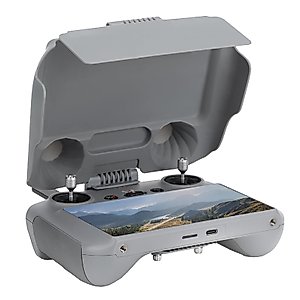 Anbee Upgrade 2-in-1 Protector Cover & Monitor Sun Hood for DJI RC 2 Remote Controller, Compatible with DJI Air 3S / Mini 4 Pro Drone (For DJI RC 2 Controller)