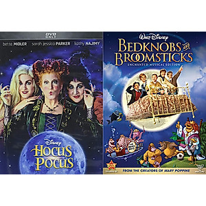 Disney Family Magical Witchy Halloween 2-DVD Bundle - Hocus Pocus & Bedknobs and Broomsticks 2-Movie Collection