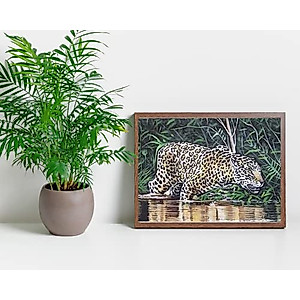 Guyanese Animal Oil Painting On Canvas Frameless Caribbean Wall Art Decor