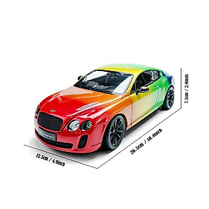 HTLNUZD 1/18 Alloy Car Model Diecasts Metal Racing Sport Car for Bentley Continental Supersports Limited Edition Model Collectible Gift