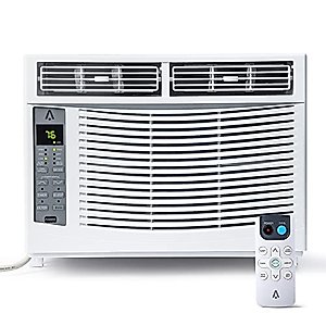 Acekool 6000 BTU Smart Air Conditioner Window Unit, 110-115V Window AC Unit with Remote/App Control and Dehumidify Function, Energy Savings, Quiet Operation, Cools 250 Sq.ft