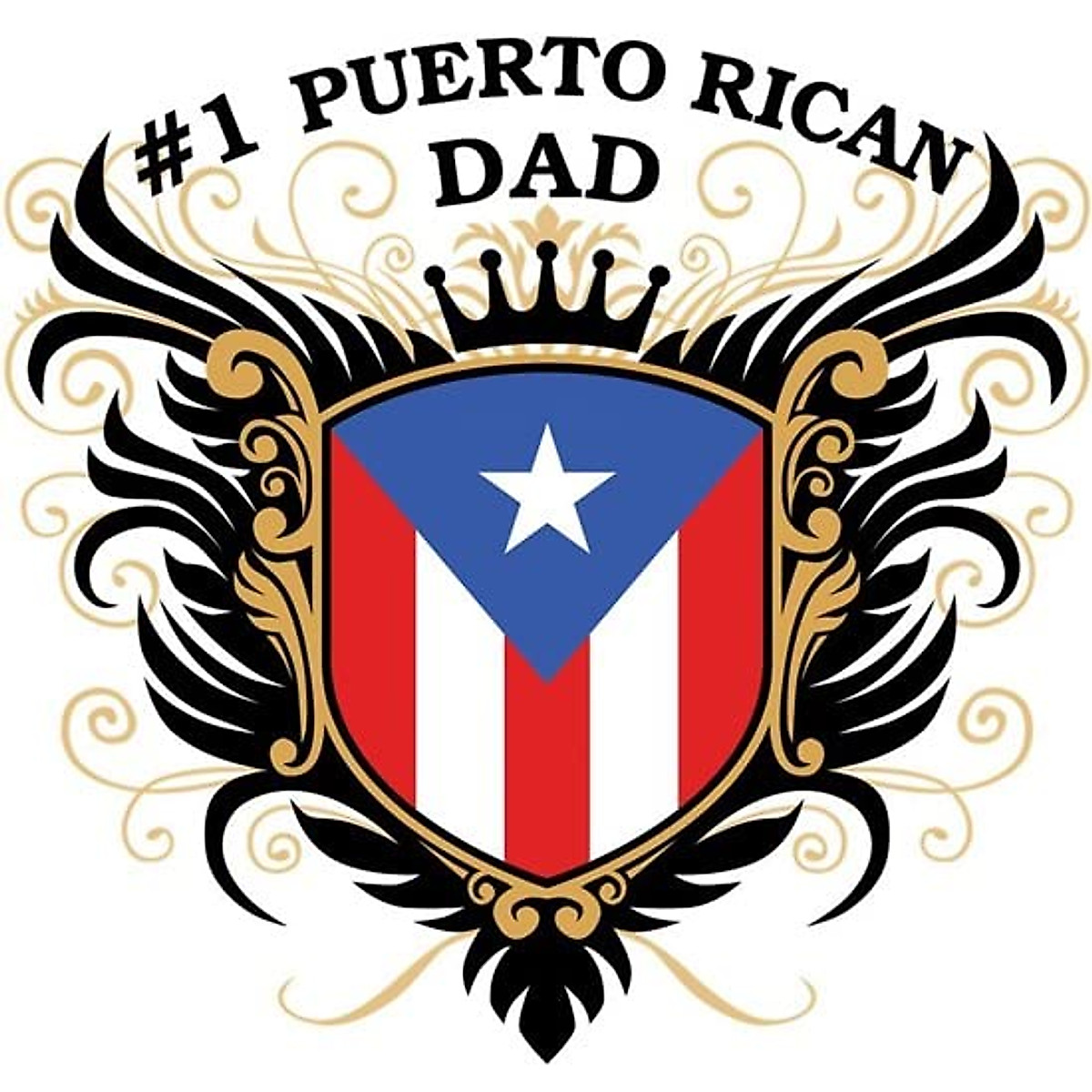 CafePress Number One Puerto Rican Dad Mug Ceramic Coffee Mug, Tea Cup 11 oz