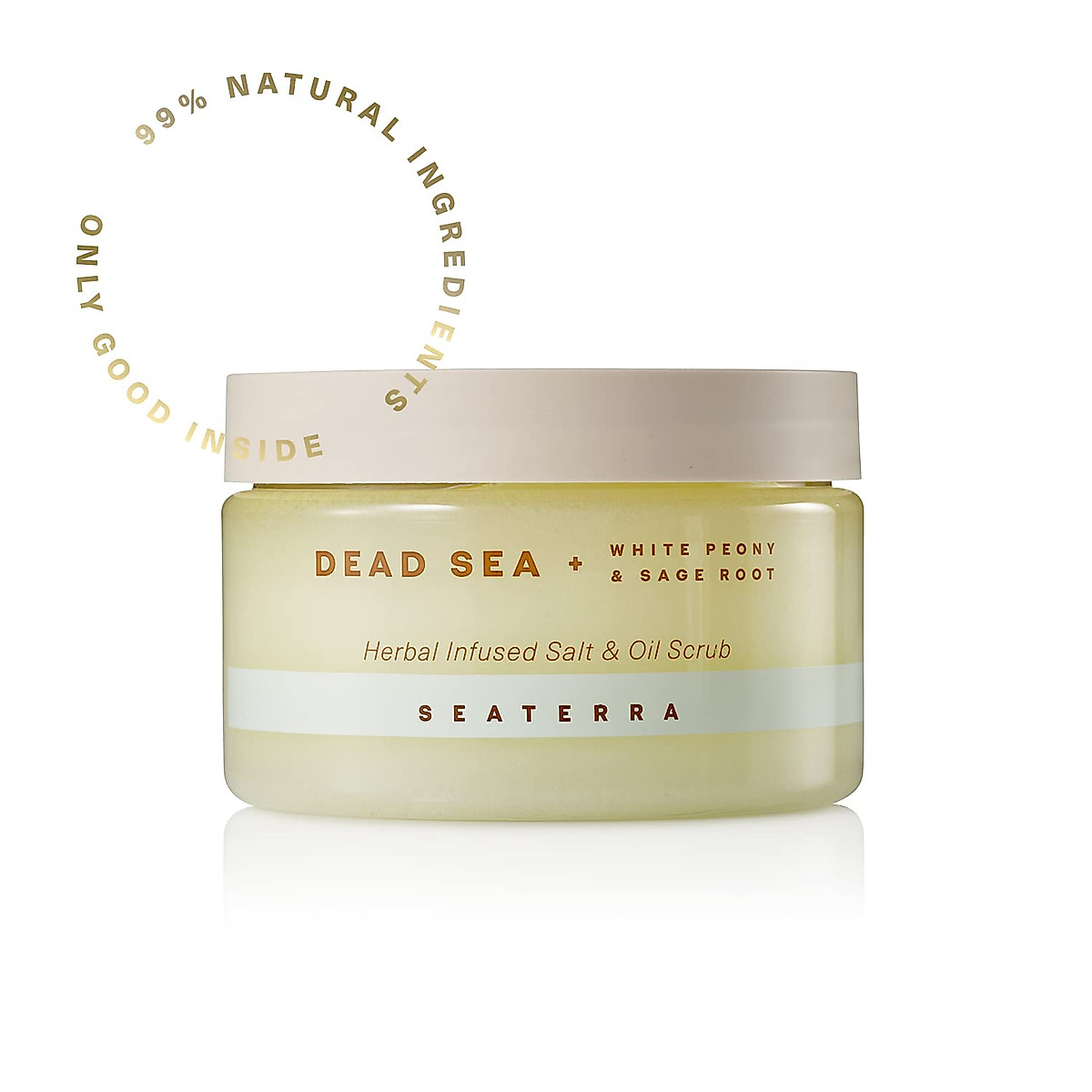 SEATERRA Body Scrub - Exfoliating Body Scrub Enriched with Dead Sea Salt and Antioxidant Oils, Natural Ingredients, Vegan friendly, 400 gr. / 14 oz.