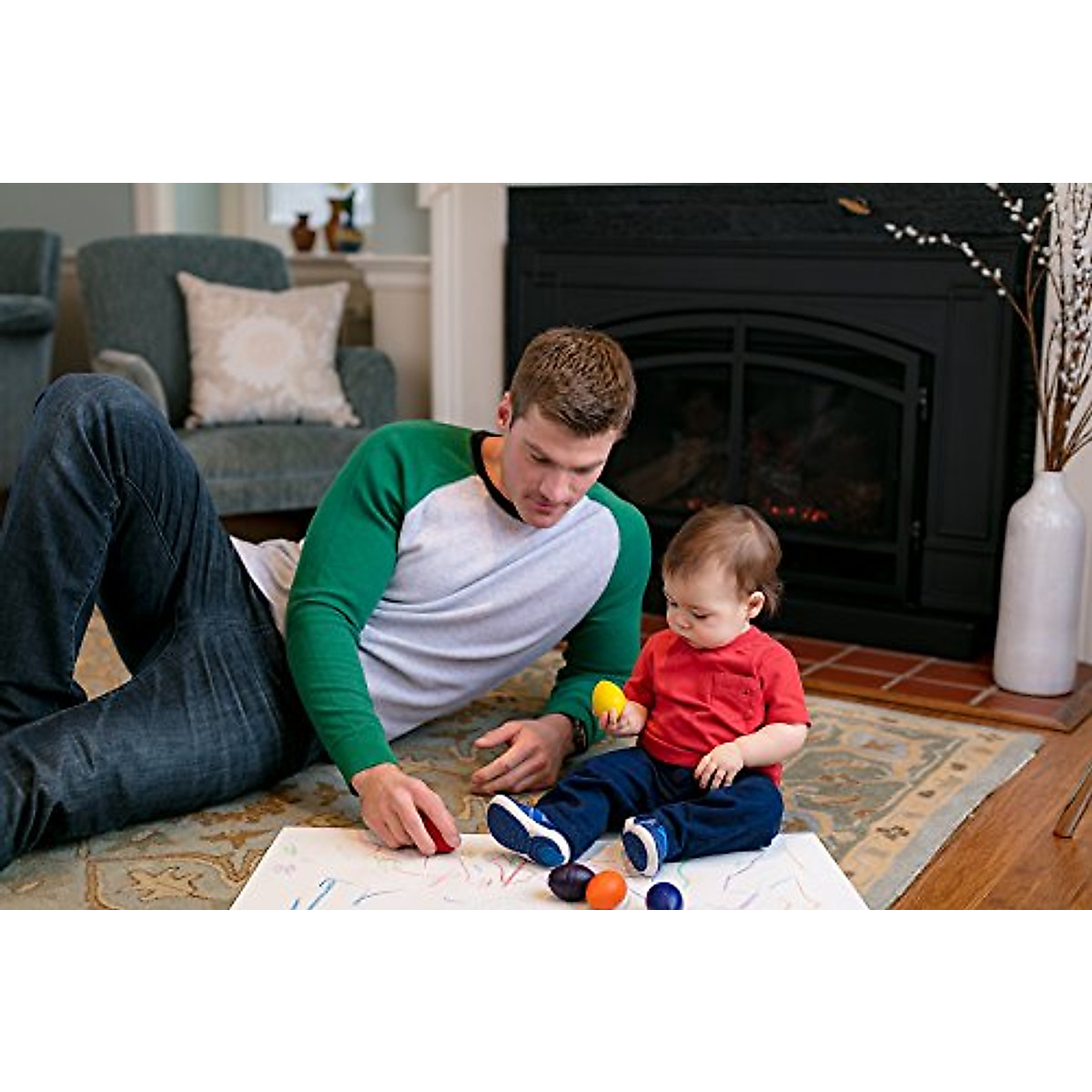 Crayola; My First Crayola; Palm-Grip Crayons; Art Tools; 6 Count; Designed for Toddlers