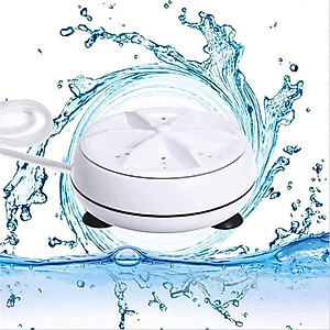 Mini Washing Machine Portable Turbine Washer,Portable Washing Machine with USB and Speed Control for Travel Business Trip or College Rooms (Washer)