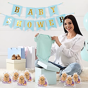 50 Pcs Baby Bottle Opener Baby Shower Party Favor Opener Cute Baby Bottle Shaped Bottle Opener Baby Shower Return Gifts for Guest Wedding Party Souvenir Kids Birthday Party (Gold, Classic Style)