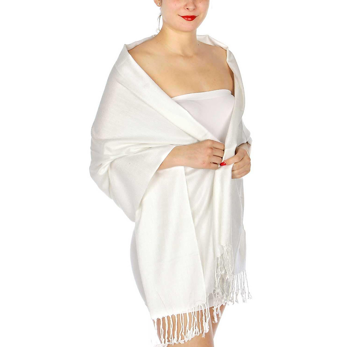 SERENITA Pashmina Shawls Wraps for Women. Dress Cover Up Formal. Cashmere Feel Wrap for Evening Dress.